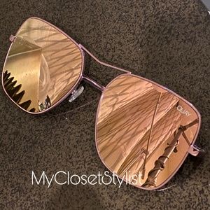Quay Australia | Accessories | Quay Pink Gold Sexy Sunglasses Peach ...